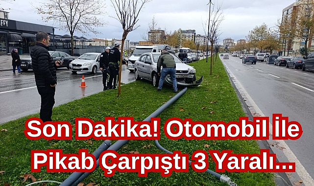 Feci Kaza! Otomobil İle Pikab Çarpıştı 3 Yaralı... - GÜNDEM - Önadım ...
